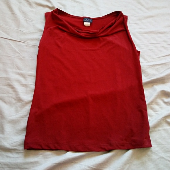 Jkla | Tops | Jkla Burgundy Sleeveless Top Size Small | Poshmark